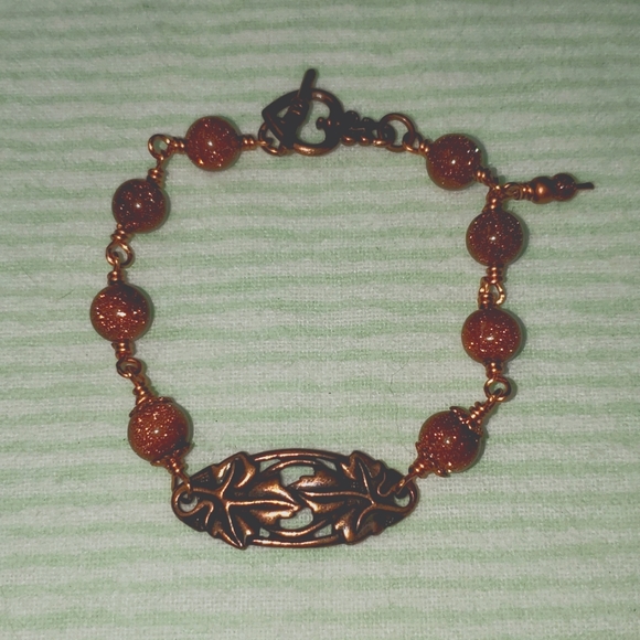 J & R Gems | Jewelry | Copper Sandstone Bracelet | Poshmark